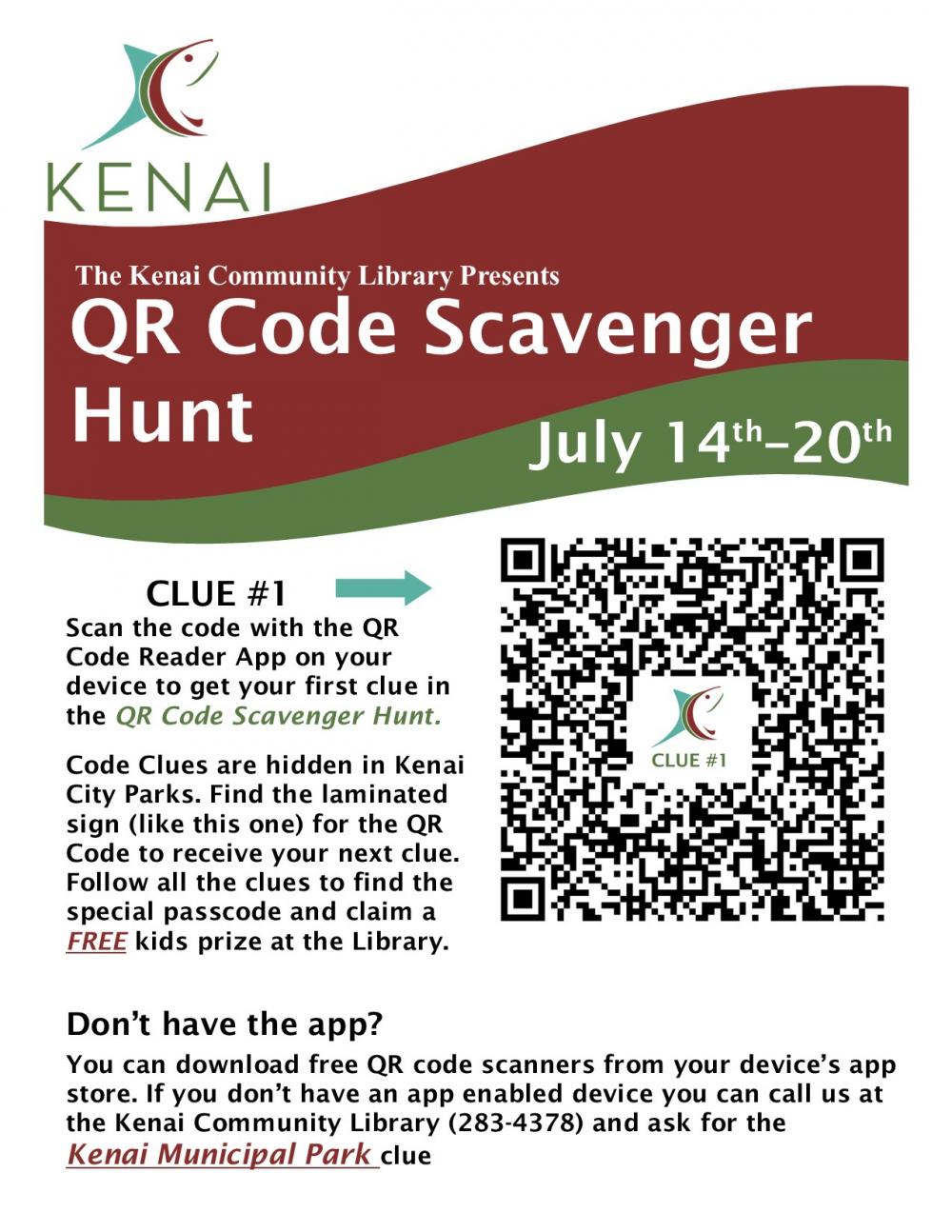 Qr Code Scavenger Hunt Kenai Alaska